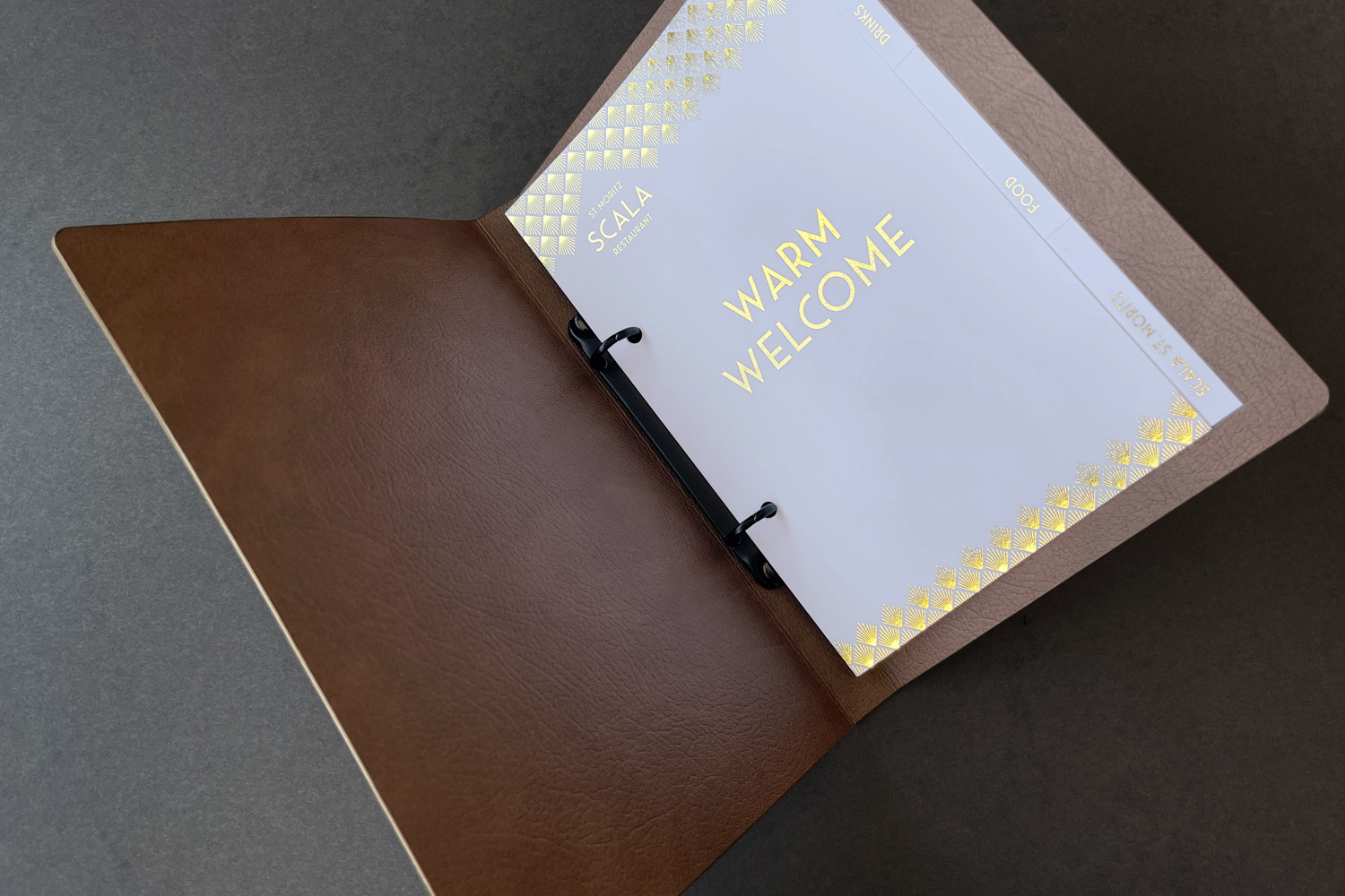 Speisekarten Scala Restaurant St. Moritz - Süsskind SGD